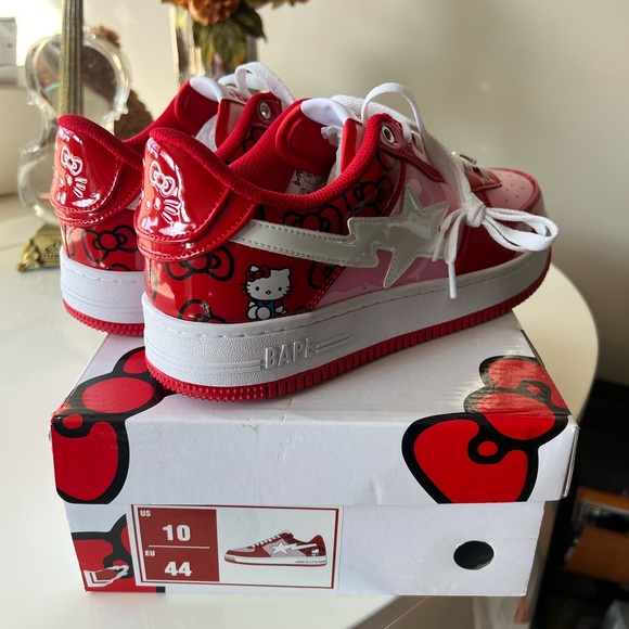 Bape | Shoes | Bapesta Size Hello Kitty Ds | Poshmark